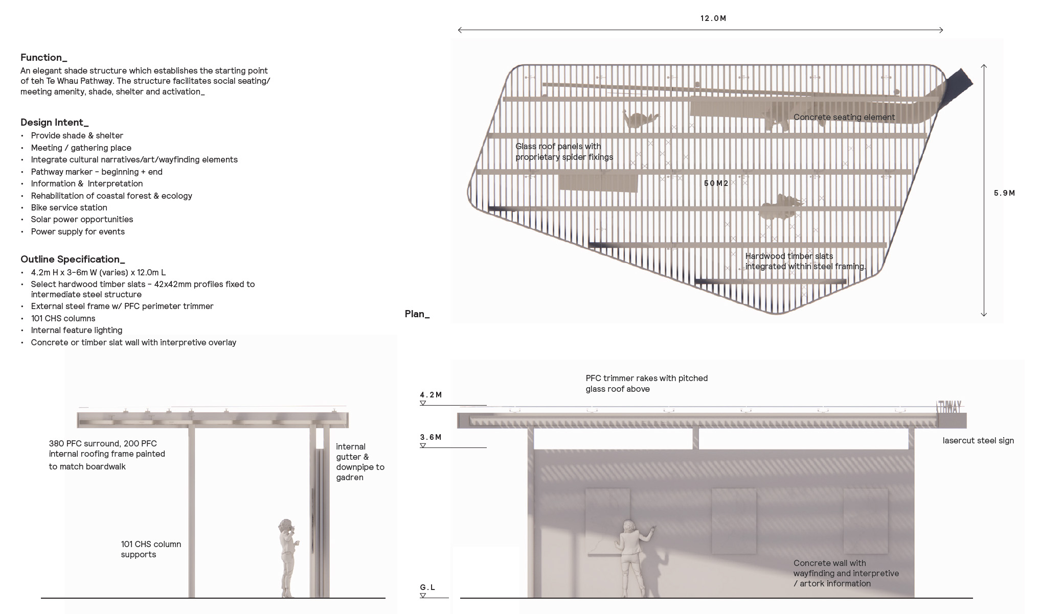 Pathway design – Te Whau Pathway Project